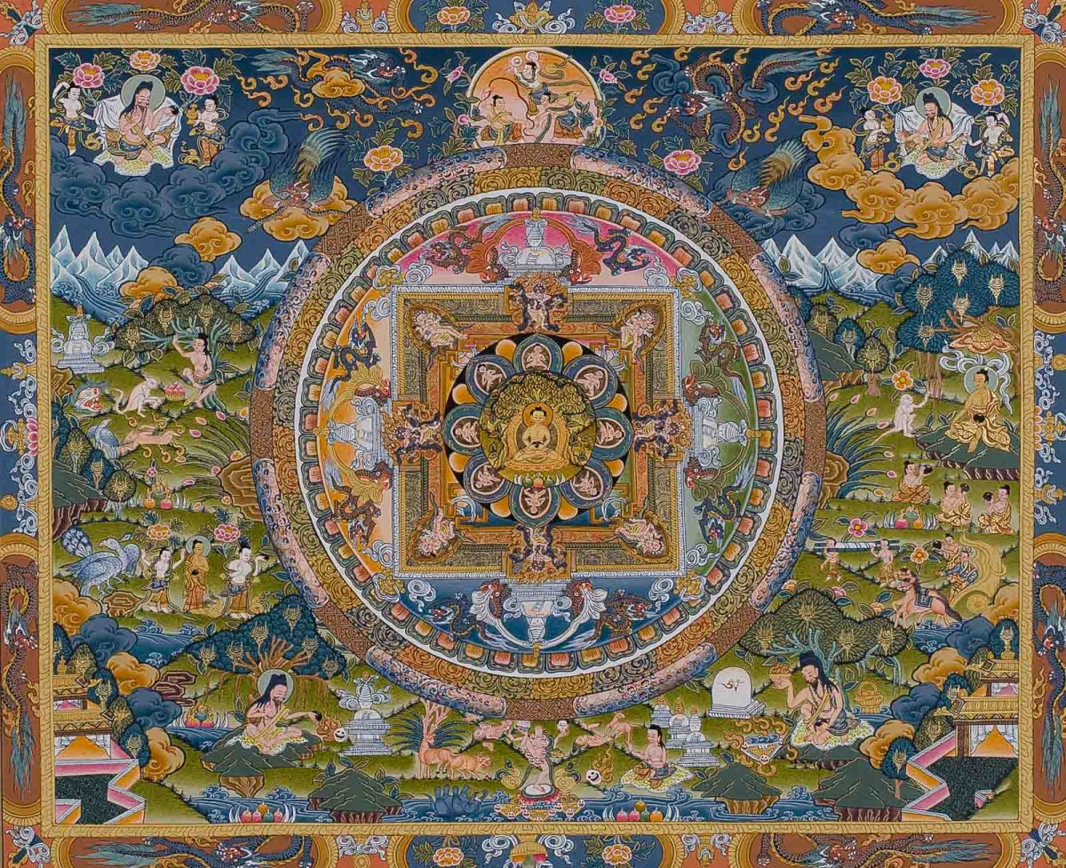 Green Tara | Thangka Mandala