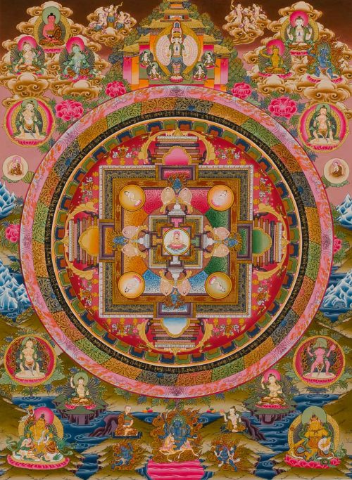 Vajrasattva Mandala | Thangka Mandala